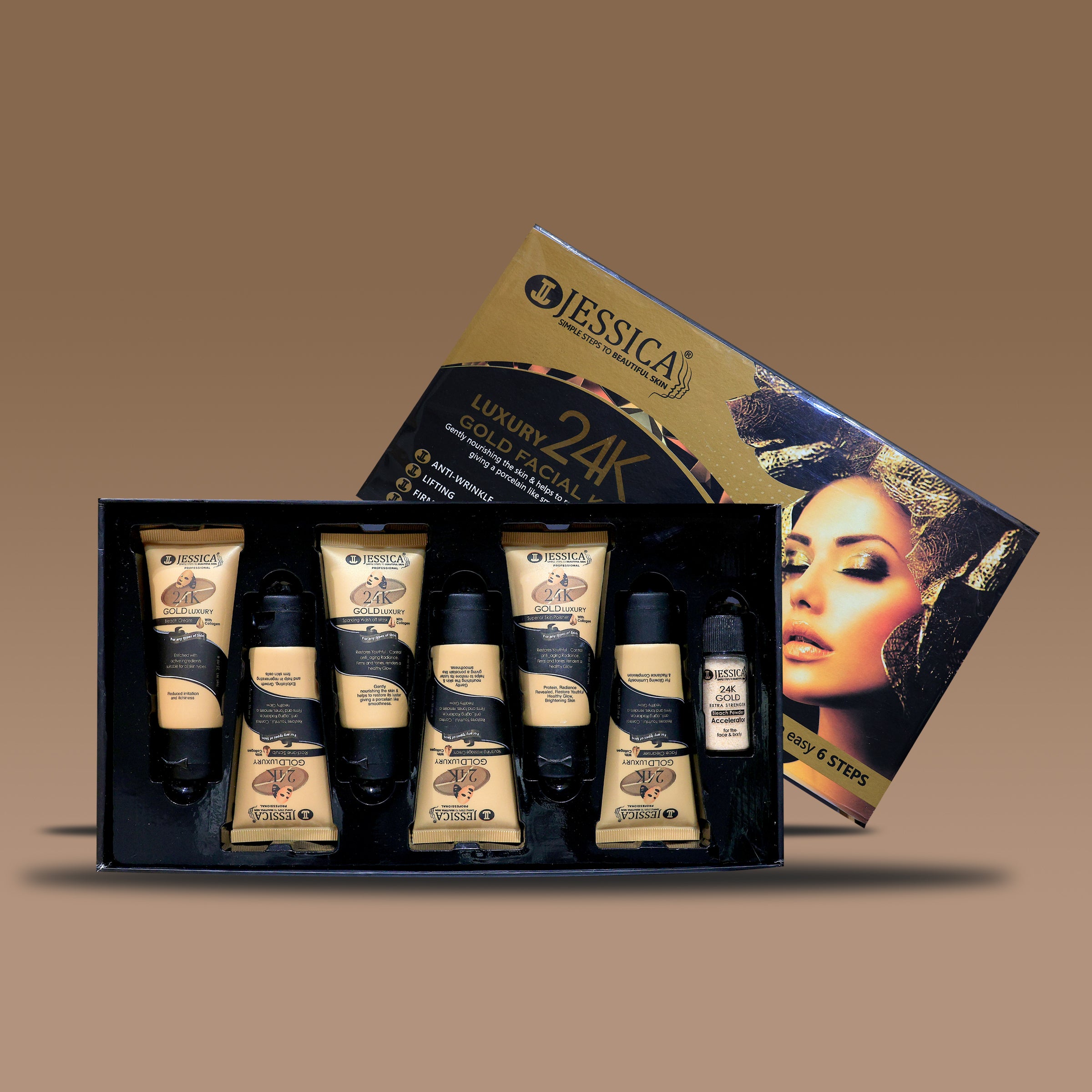 Gold Facial Student Kit [6 STEPS] – JESSICA COSMETIC